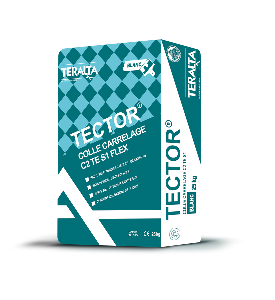 Tector Colle carrelage Blanc (25kg) – Boutique Teralta